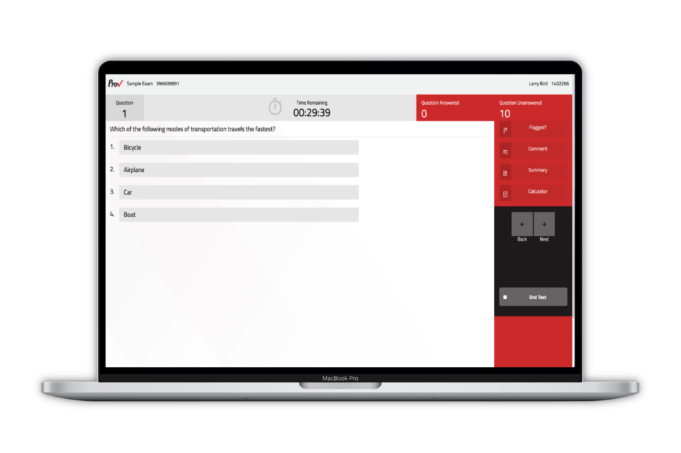 Test Delivery System | Prov